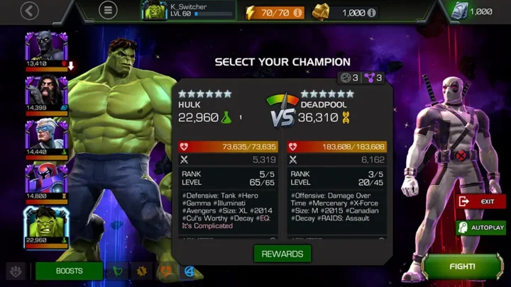 Fighting and Quests | Marvel Contest of Champions
