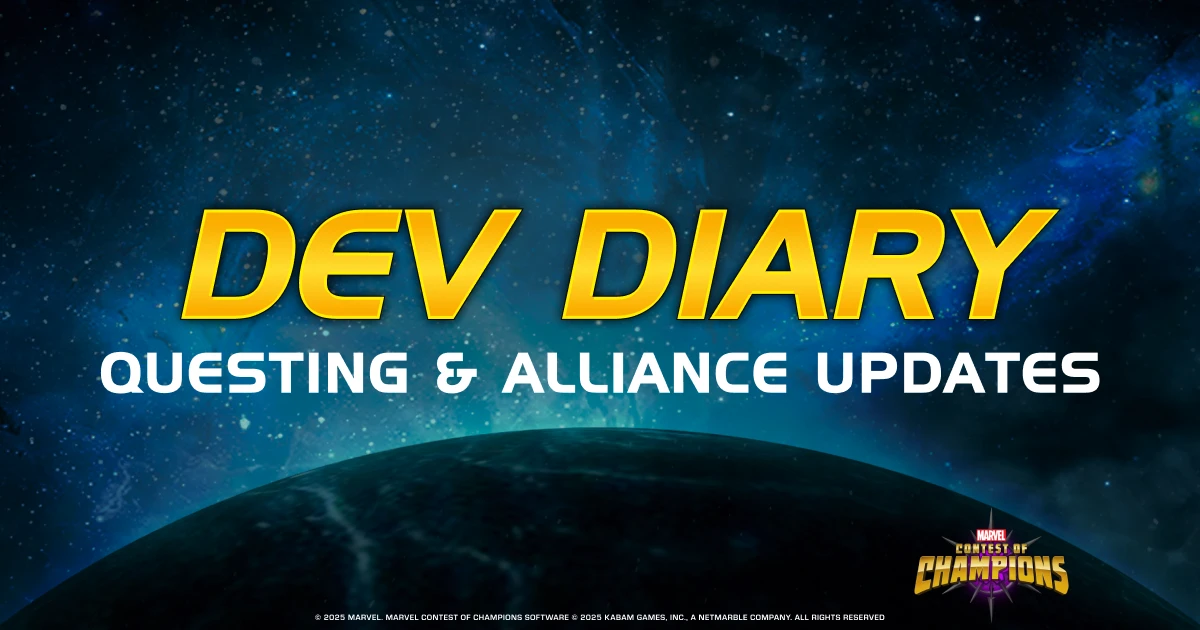 Dev Diary - Questing & Alliance Updates | Marvel Contest of Champions